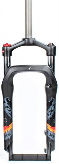 Вилка велосипедная, воздушно-масляная LPXX XC32 20", 80 мм (FATBIKE ...