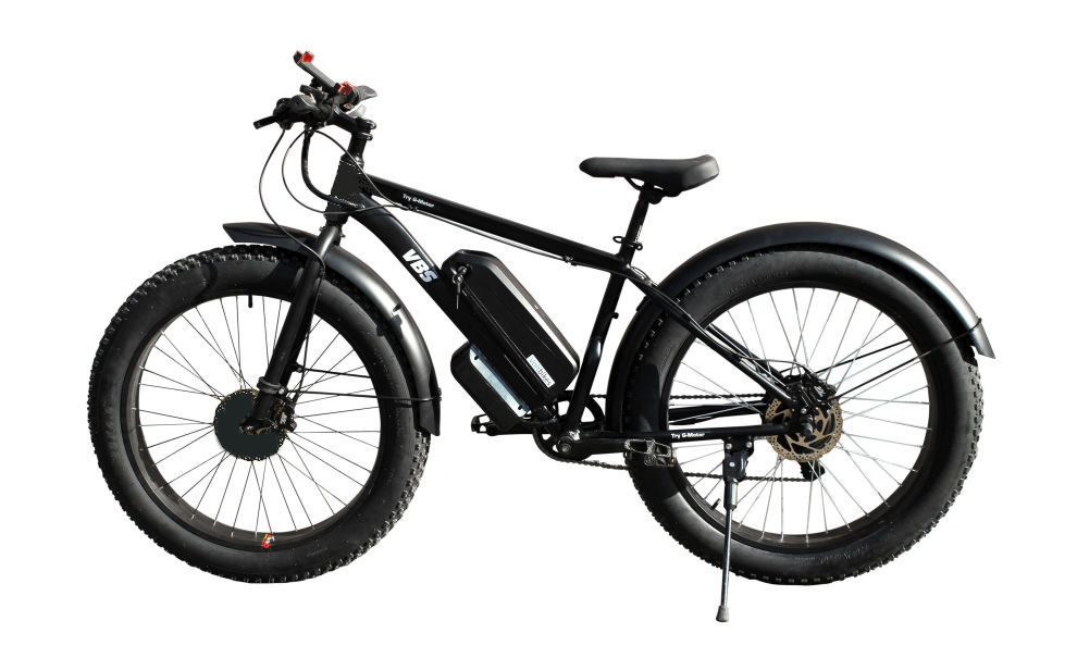 Электрофэтбайк VBS F-Motor 26" 1100W, полный привод купить недорого в ...