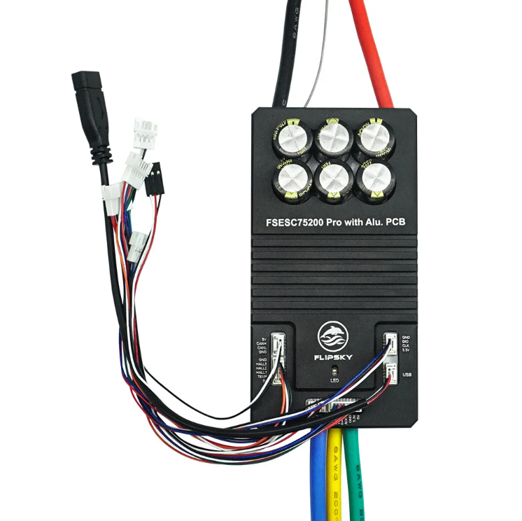 Контроллер FSESC 75200, Pro 84V VESC, мод. Flipsky купить недорого в ...